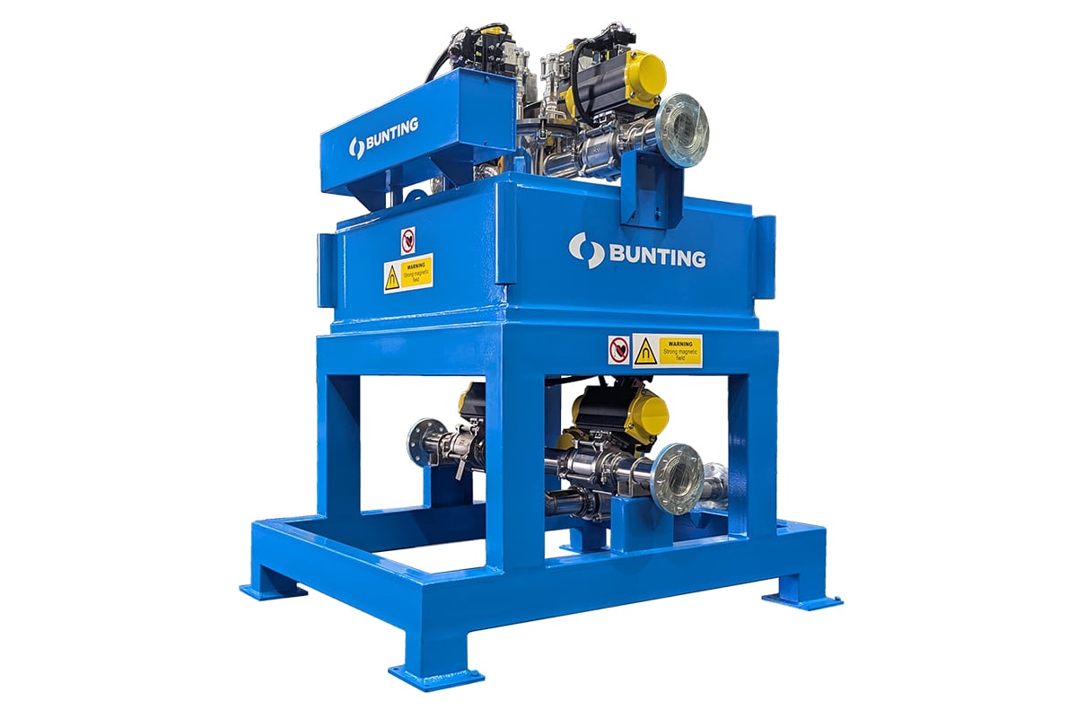 Bunting Develops High-Intensity Electromagnetic Wet Filter