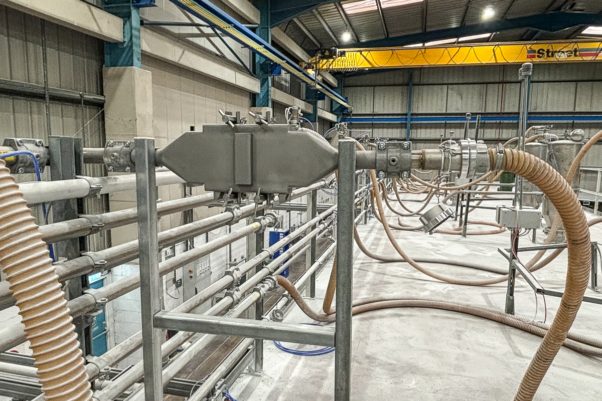 Cleaning Recycled Plastic with Bunting Inline Magnets