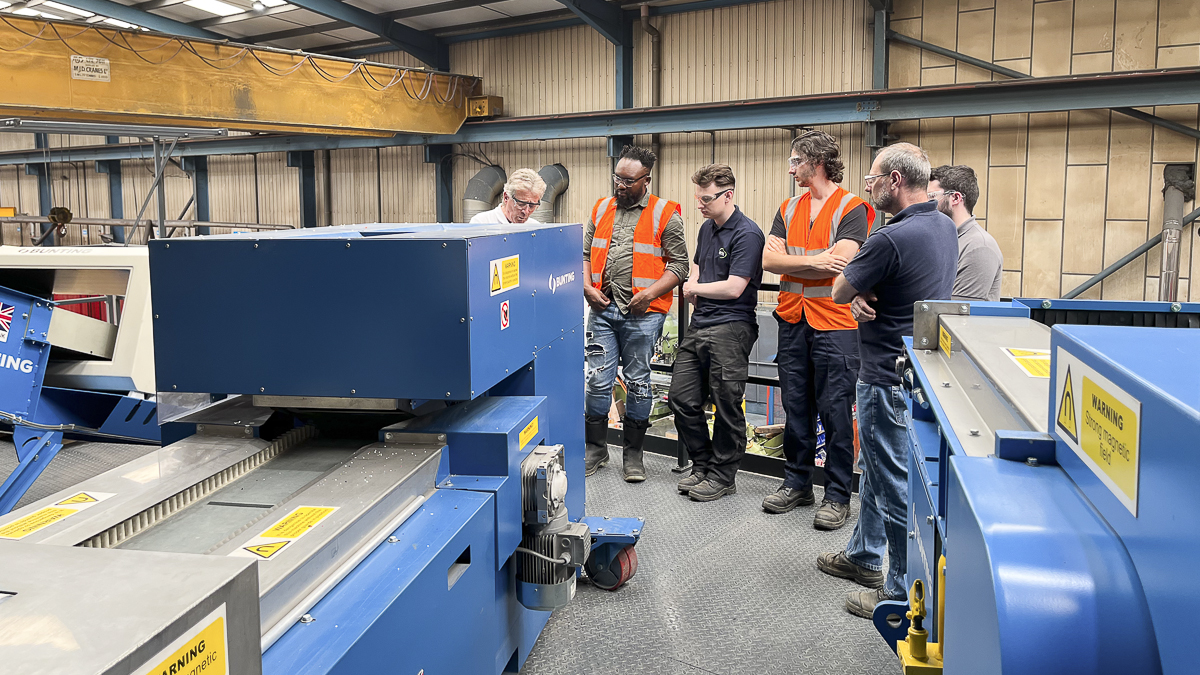 EMR Team’s Metal Separation Training