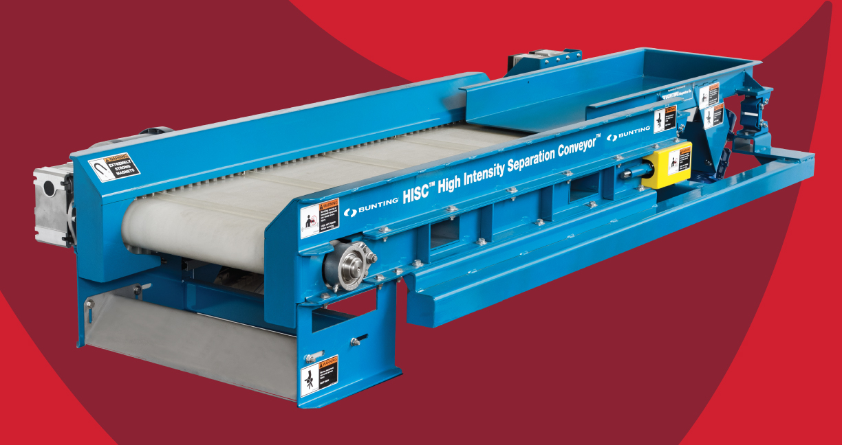 Magnetic Separation Conveyors | High Intensity Separation | Bunting
